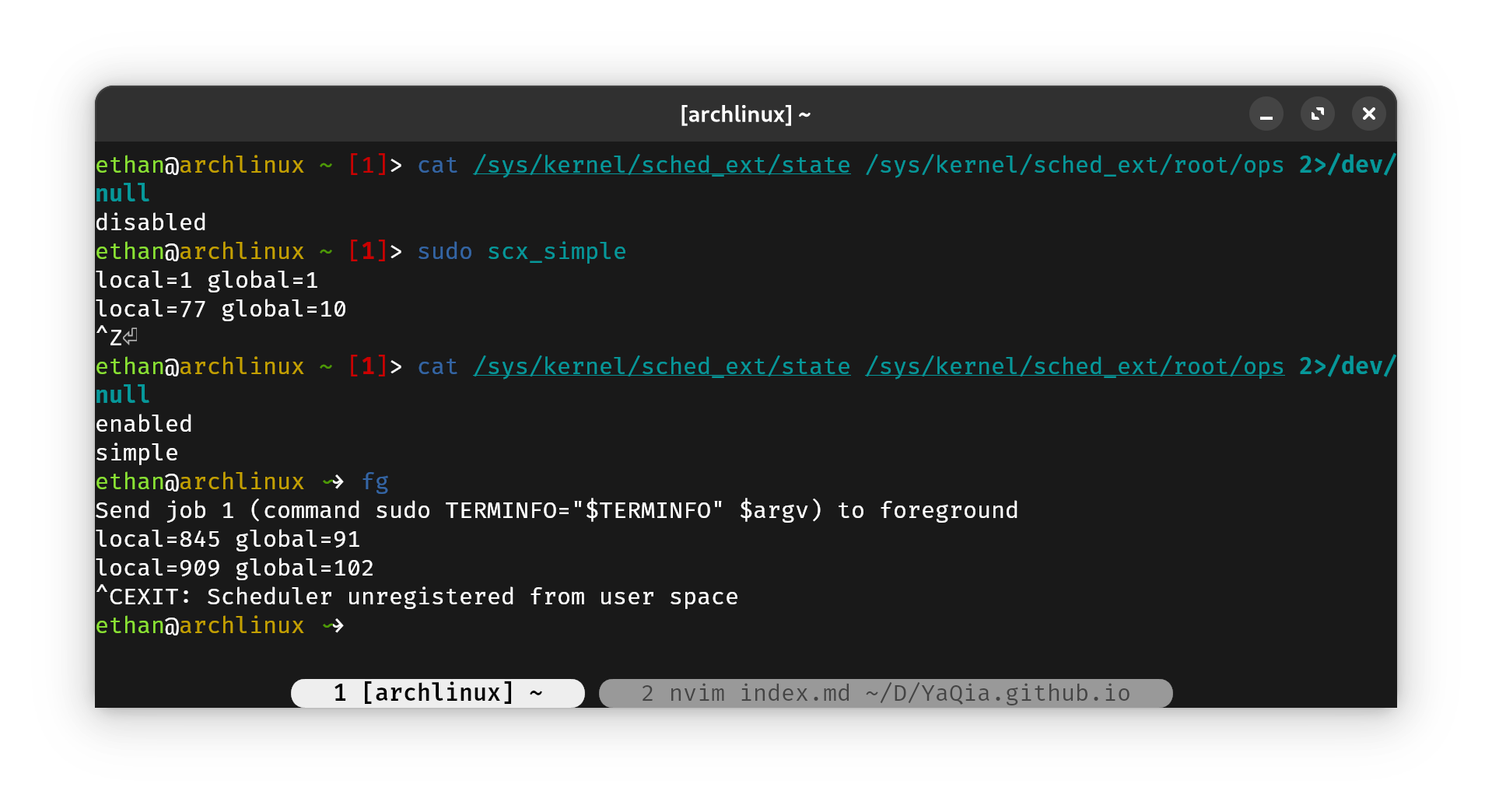 sched_ext简介 | Ethan Yao's Blogs